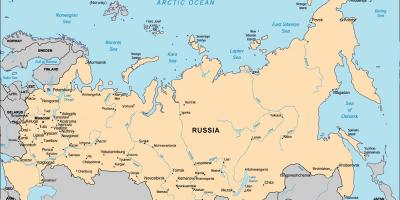 Rusko mapa - Mapy Ruskom (Východná Európa - Európa)
